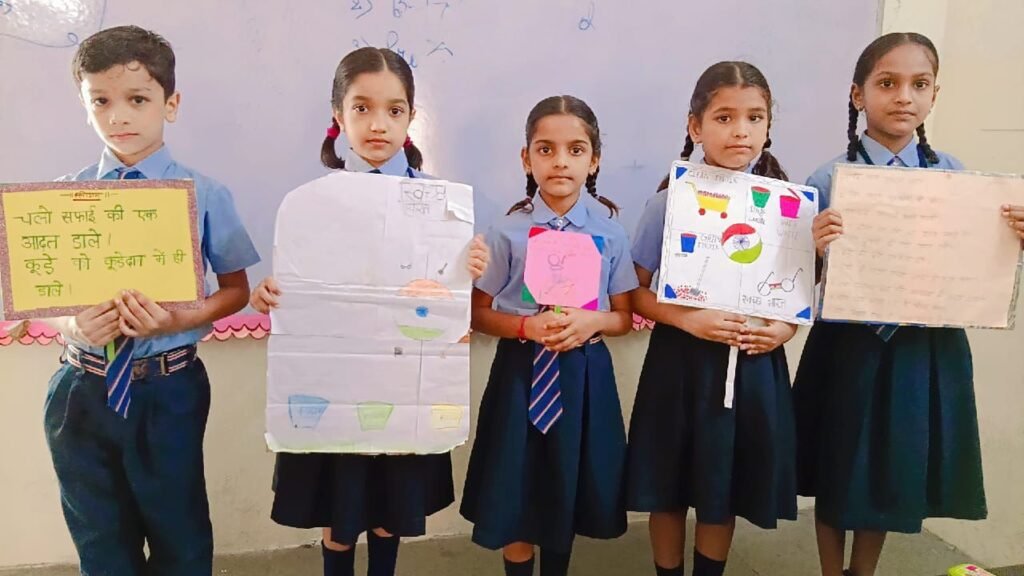 Students Lead the Way: Posters, Slogans, and Action for Swachh Bharat ...