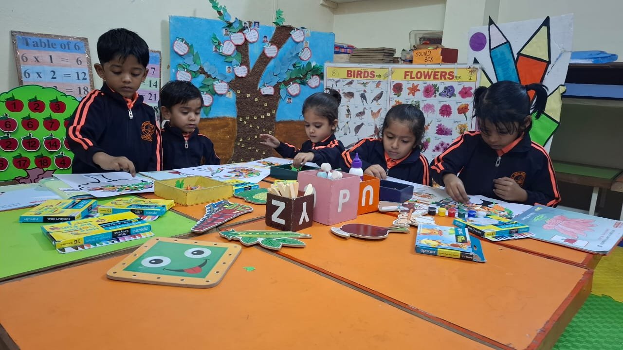Art & Craft Activity – Colourful Tree - Ideal Academy School